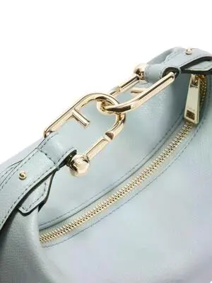 Furla Tonie Leather Clutch Bag - Blue