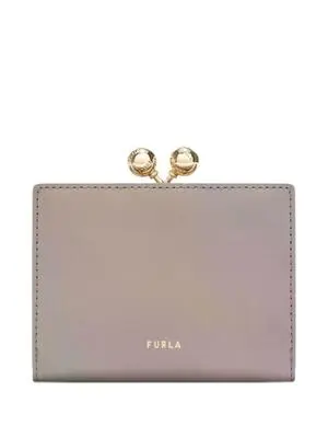 Furla Dots Printed Clasp Wallet - Neutrals