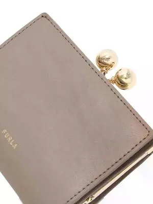 Furla Dots Printed Clasp Wallet - Neutrals