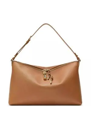Furla Charm Zip Shoulder Bag Brown