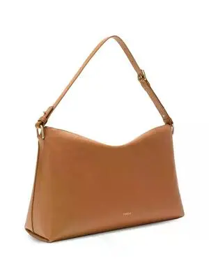 Furla Charm Zip Shoulder Bag - Brown