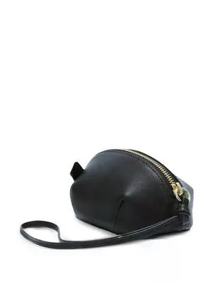 Furla Allegra Animal Leather Coin Case - Black