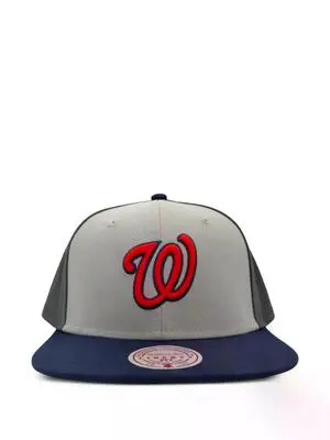 Mitchell & Ness Nationals Embroidered Cap - Grey