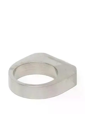 Rick Owens Hollywood Pyramid Ring - Silver