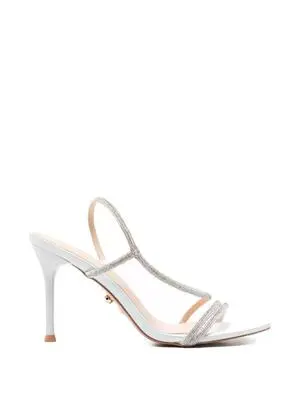 Twenty Fourhaitch Metallic Sandals For Women