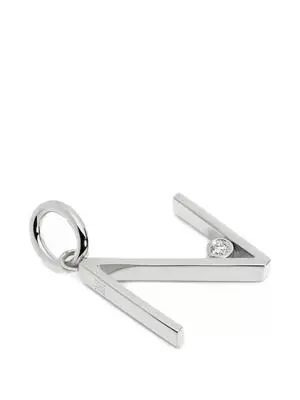 Monica Vinader Solitaire Diamond Initial Pendant