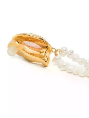 AURÉLIE BIDERMANN Mirasol Pearl Clip-on Earrings