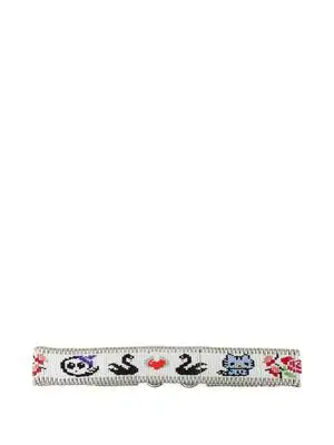 CHOPOVA LOWENA Safety Pin Beaded Belt