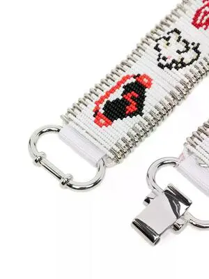 CHOPOVA LOWENA Safety Pin Beaded Belt