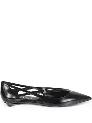 Prada Pointed Ballet Flats