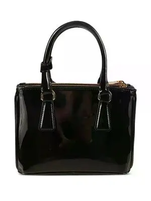 Prada Galleria Mini Top Handle Bag - Black