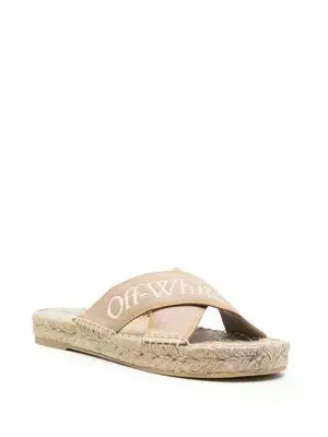 Off-White Bookish Criss-cross Espadrilles