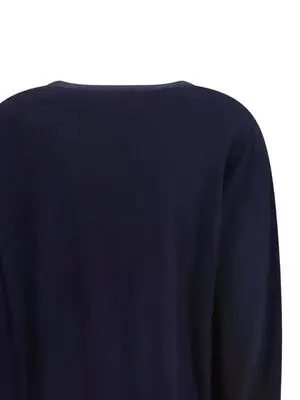 Extreme Cashmere V-neck Long Sleeve Sweater - Blue