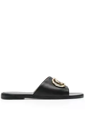 Off-white Slip On Sandals For Women