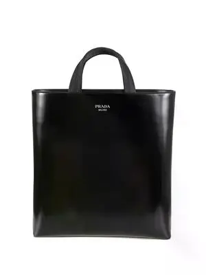 Prada Handle Tote Bag - Black