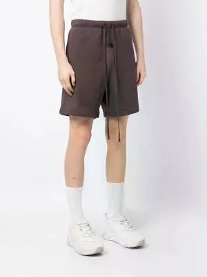 Fear Of God Logo-patch Track Shorts