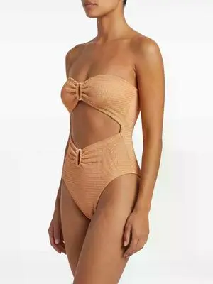 PARAMIDONNA Rene Cut-out Swimsuit - Orange