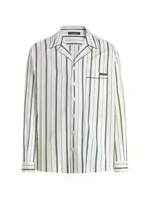 Dolce & Gabbana Striped Pocket Shirt - Neutrals