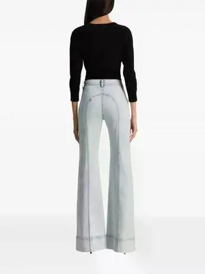 Alice + Olivia Wide-leg Jeans - Blue