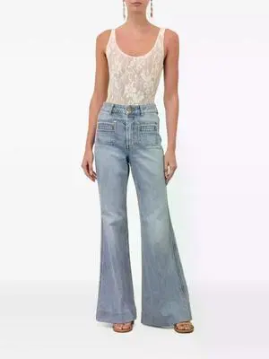 Zimmermann Flared Jeans - Blue