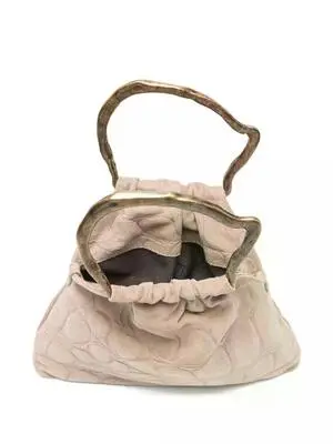 AUTENTICA 504 Embossed Top-handle Tote Bag
