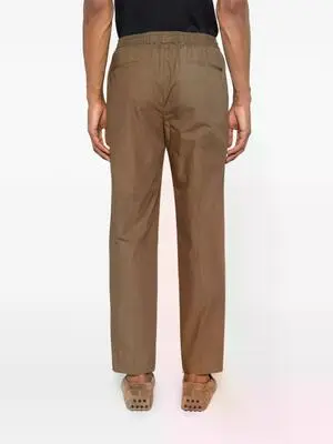 BRIGLIA 1949 Drawstring-waist Pleated Trousers - Brown