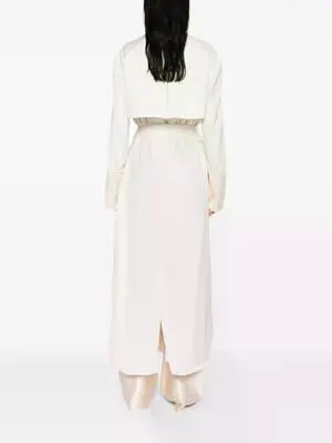 ENTIRE STUDIOS Vela Belted Trench Coat - Neutrals