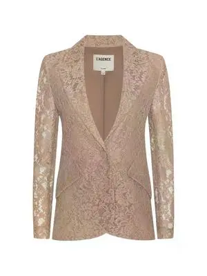 L'Agence Chamberlain Lace Blazer - Neutrals