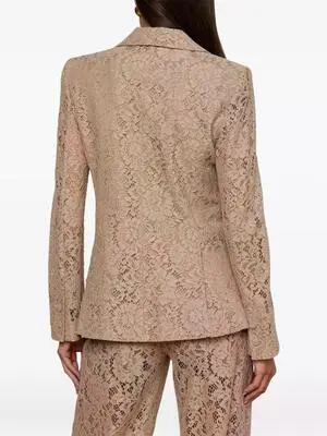L'Agence Chamberlain Lace Blazer - Neutrals