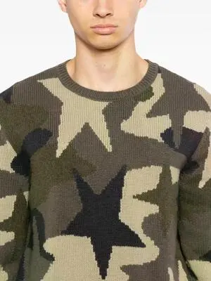 Valentino Garavani Camouflage Knit Sweater