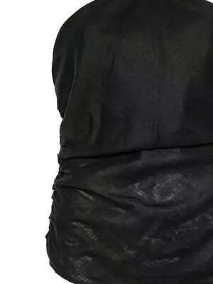 SEMICOUTURE Halterneck Top - Black
