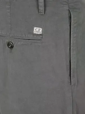 C.P. COMPANY Pleated Loose Trousers - Grey