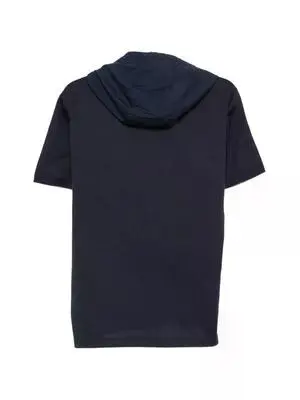Eleventy Hooded T-shirt With Pocket