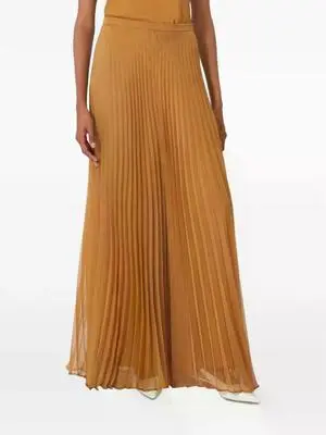 Max Mara Pleated Trousers - Brown