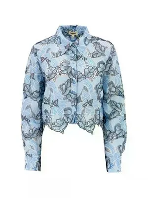 L'Agence Akemi Floral Blouse - Blue