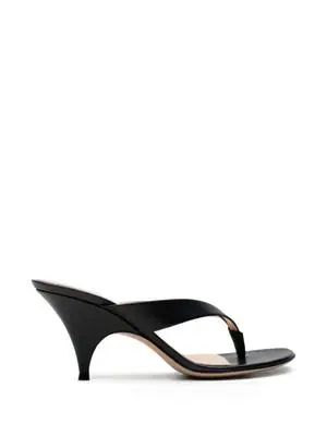 GIANVITO ROSSI Sofia Thong Sandals - Black