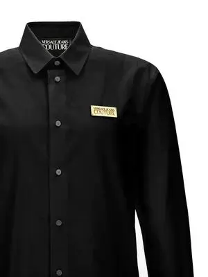 Versace Logo-patch Shirt
