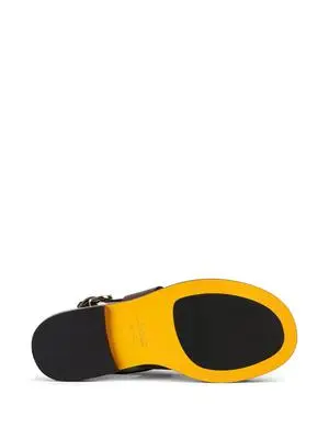 DOUCAL'S Leather Multi-strap Sandals - Brown