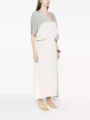 Lorena Antoniazzi V-neck Colorblock Dress