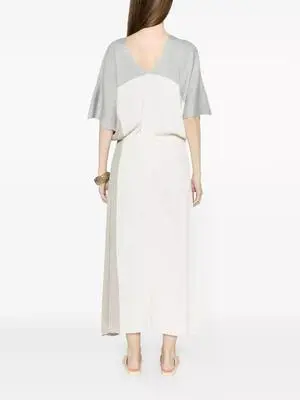 Lorena Antoniazzi V-neck Colorblock Dress