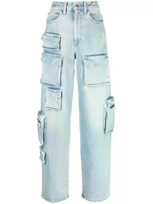 Off-white High Rise Jeans For Women