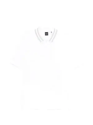 BOSS Cotton Polo Shirt - White