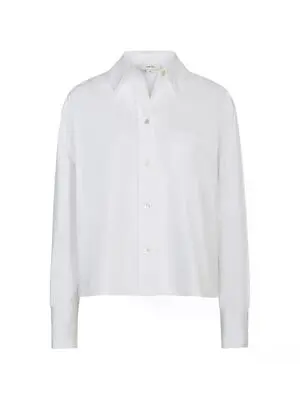 Vince Cropped Long-sleeve Shirt