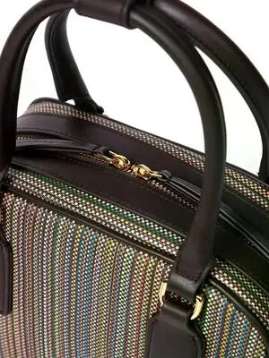 Paul Smith Striped Top Handle Satchel