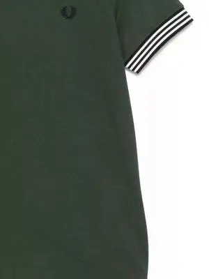 Fred Perry Striped Cuff Logo T-shirt
