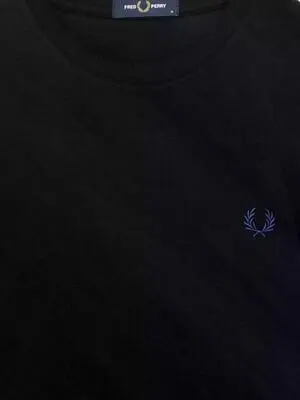 Fred Perry Logo-embroidered Striped Cuffs T-shirt