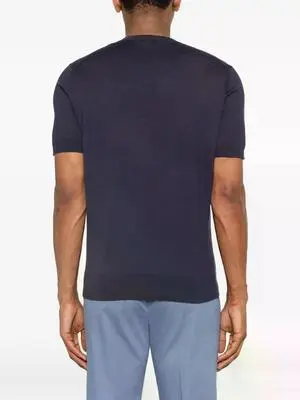 Zegna Short-sleeved Knitted T-shirt