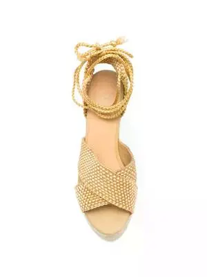 CastaÑer Becca Heeled Espadrilles - Yellow
