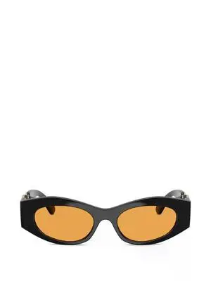 Versace Medusa Oval Sunglasses - Black