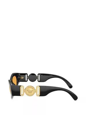 Versace Medusa Oval Sunglasses - Black